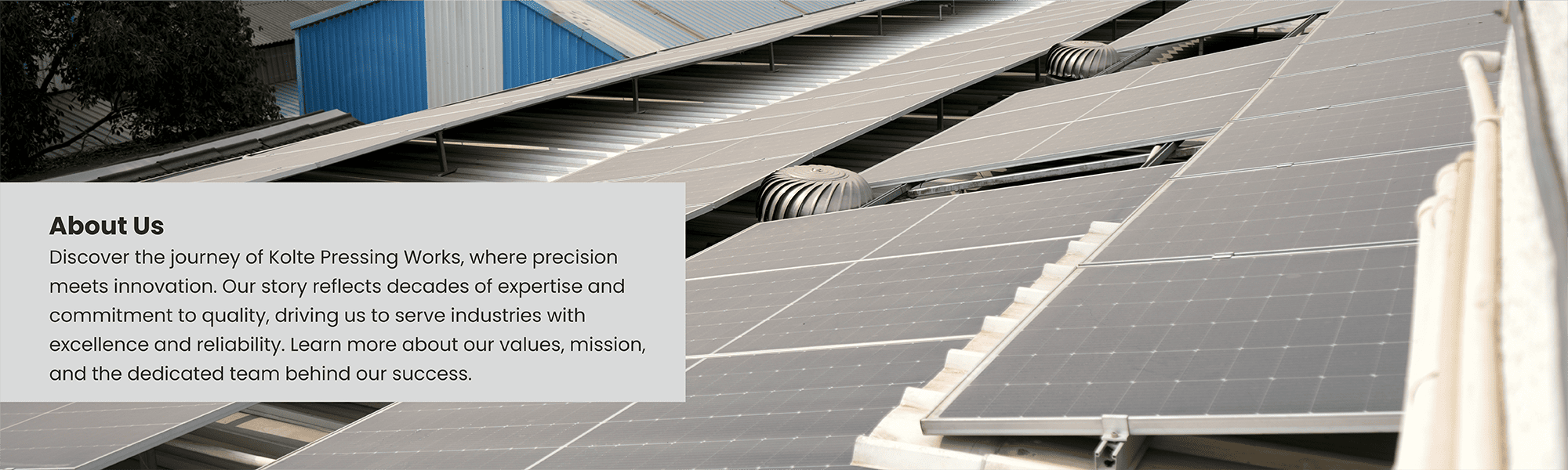 About | Kolte Pressing Works